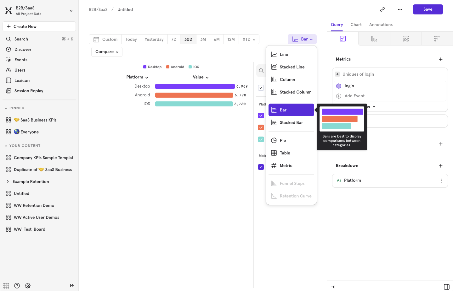 Reports Overview - Mixpanel Docs