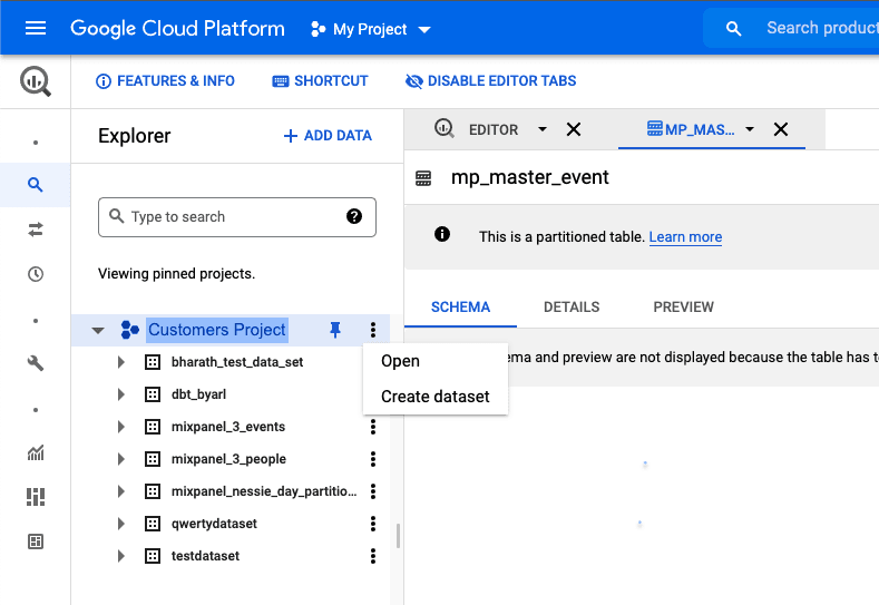 BigQuery - Mixpanel Docs