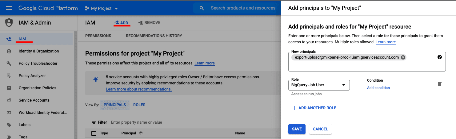 BigQuery - Mixpanel Docs