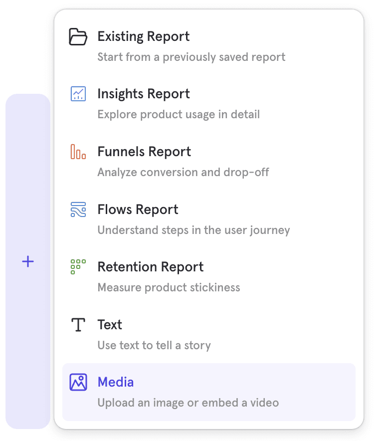 Boards: Collect your reports into a single view - Mixpanel Docs