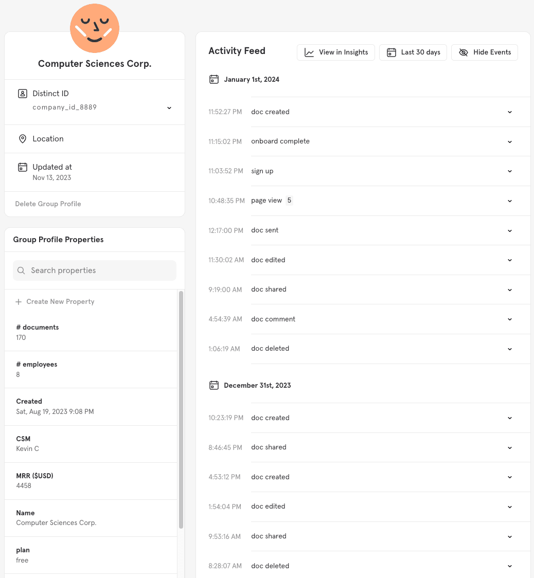 Group Analytics: Group users together as an aggregated unit of ...