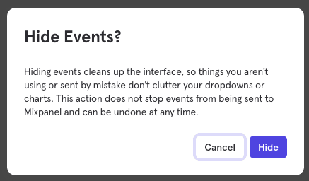 Lexicon - Mixpanel Docs