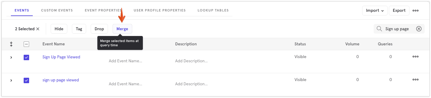 Lexicon - Mixpanel Docs
