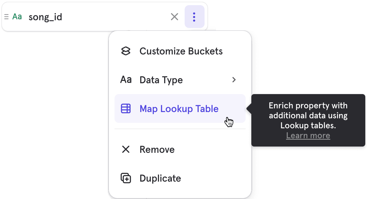 Lookup Tables: Enrich ingested data using a CSV - Mixpanel Docs