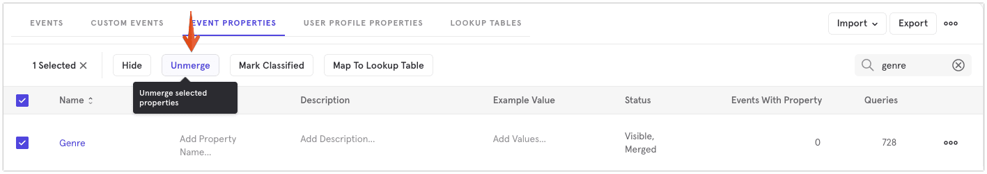 Lexicon - Mixpanel Docs